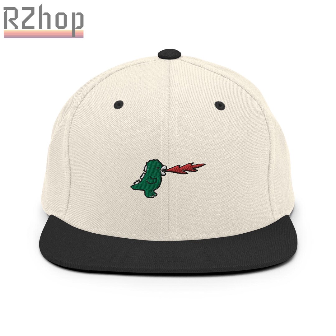 Godzilla Cute Logo Snapback Hat Embroidered Cute Godzilla Hat Simple ...