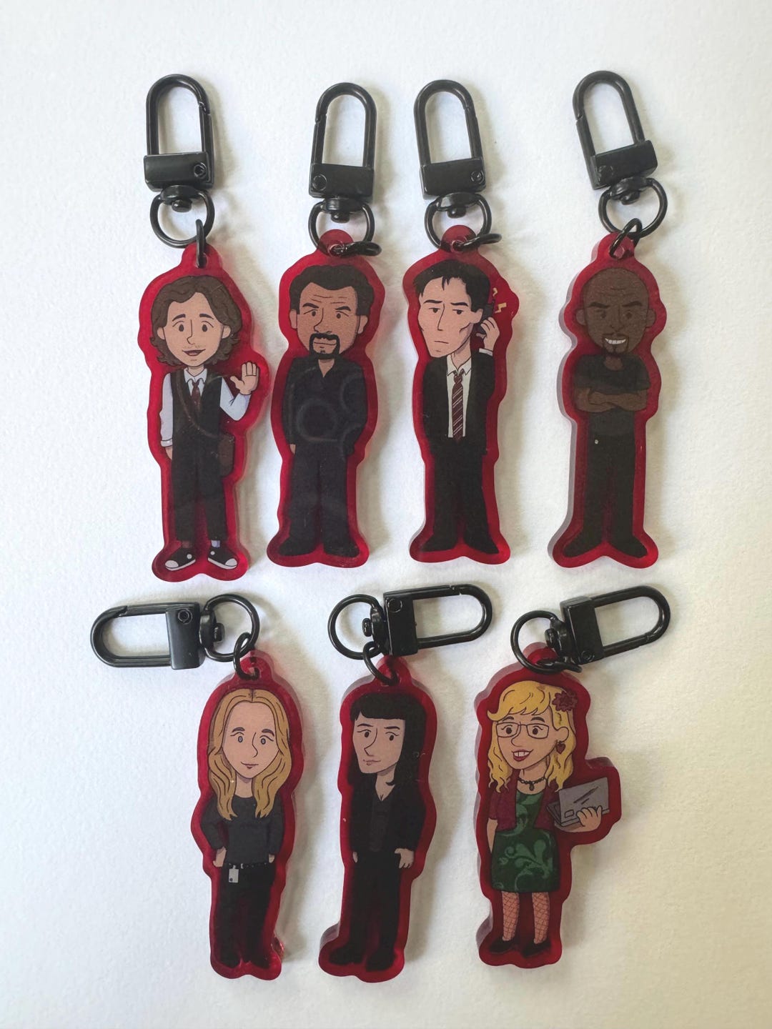 Criminal Minds Keychains (aaron Hotchner Spencer Reid Emily Prentiss ...