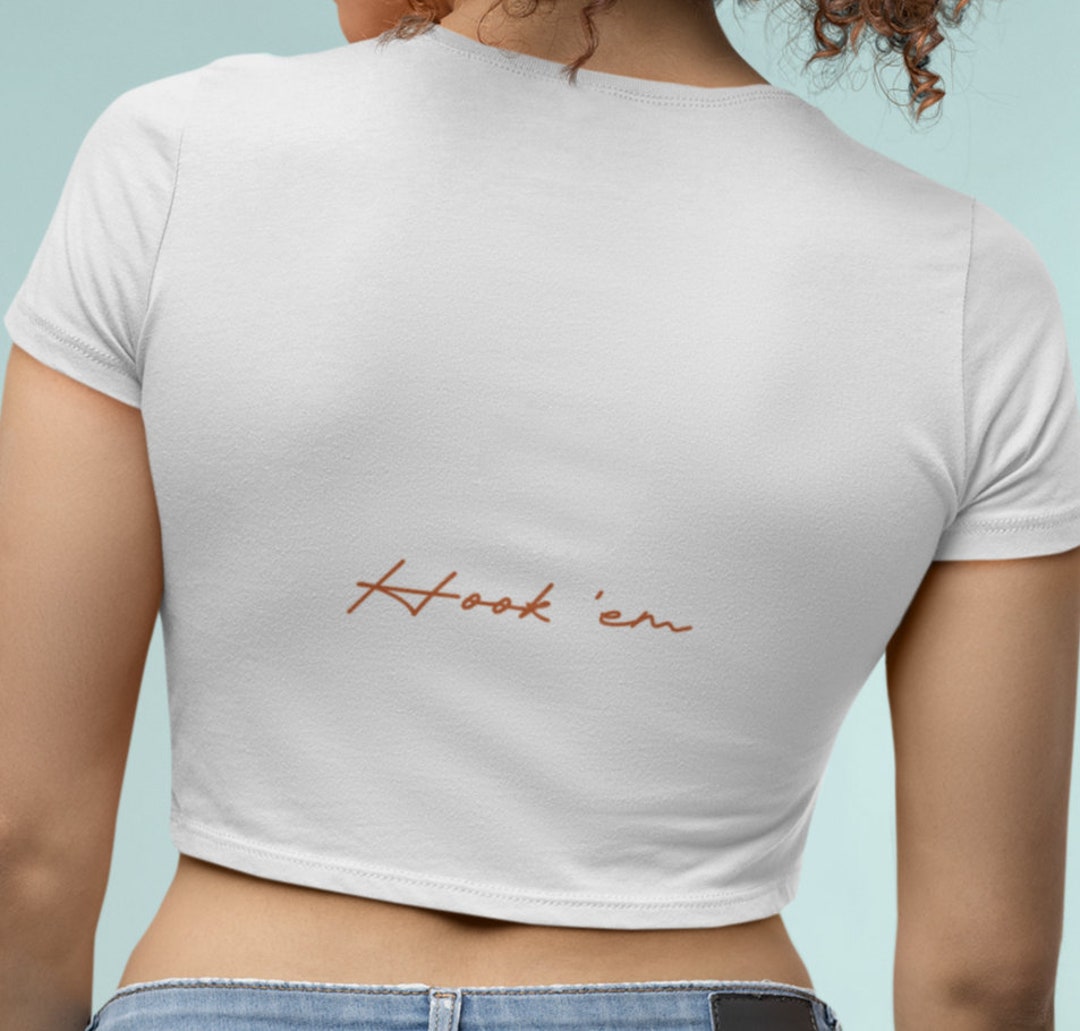 Texas Crop Top UT Crop Top Cute Texas Shirt Texas Longhorns Shirt Women ...