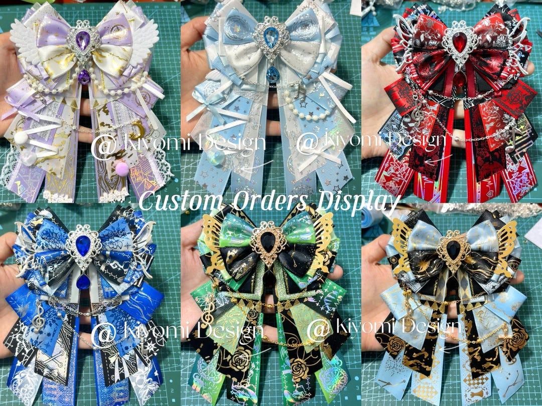 K-pop Custom Lightstick Ribbon Bow Deco Handmade | Twice Enhypen TXT ...