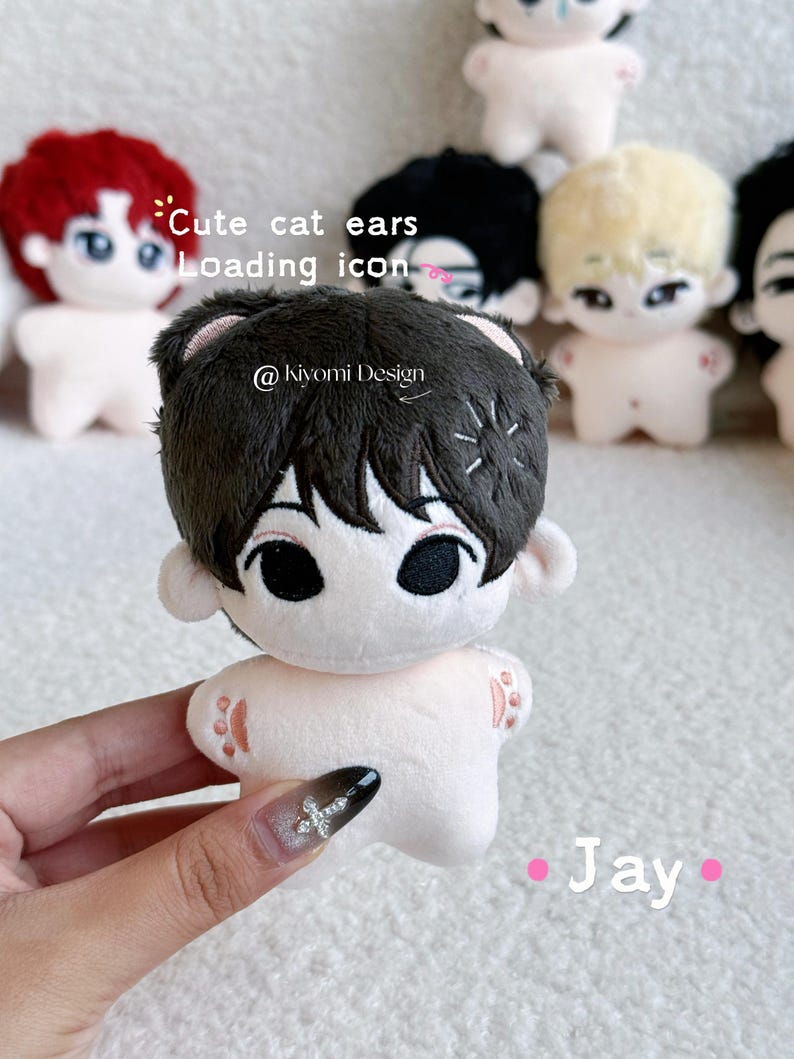 ENHA Inspired Fanmade Plushie Doll - 10cm Ultra-soft Fur - Etsy Canada