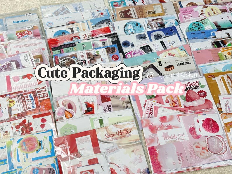 Cute Packaging Supplies Set | Gift Photocard Wrapping | Birthday Gift ...