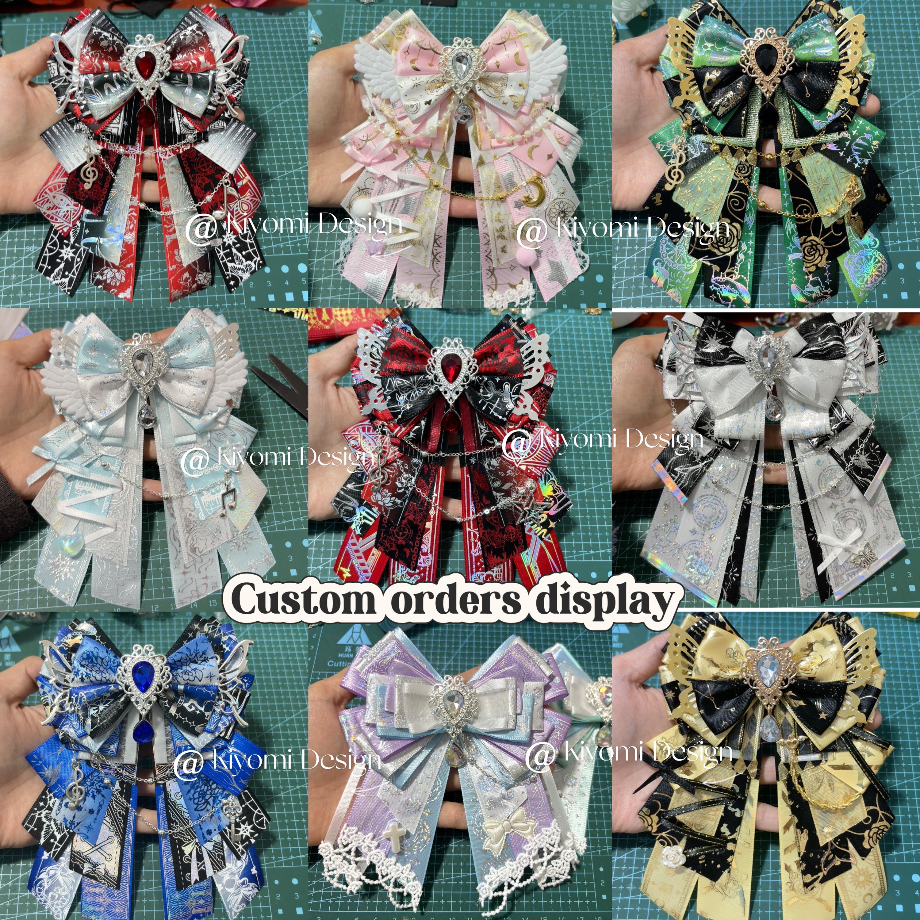K-pop Custom Lightstick Ribbon Bow Deco Handmade | Twice Enhypen TXT ...