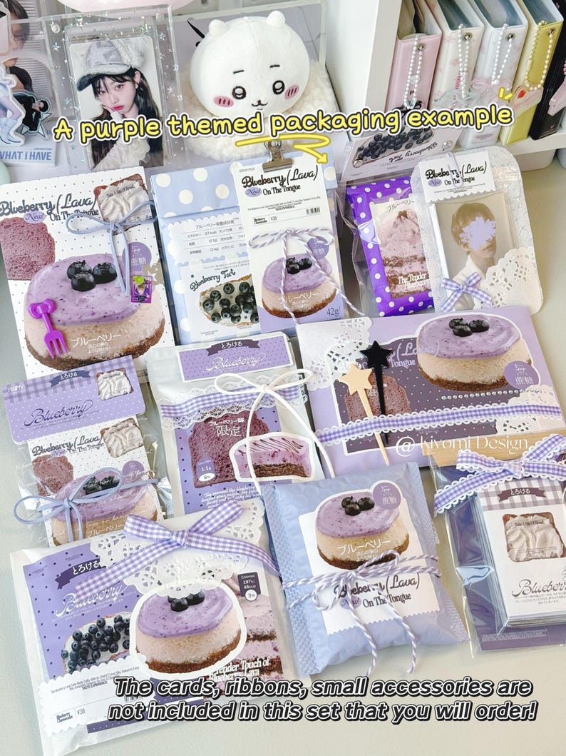 Cute Packaging Supplies Set | Gift Photocard Wrapping | Birthday Gift ...