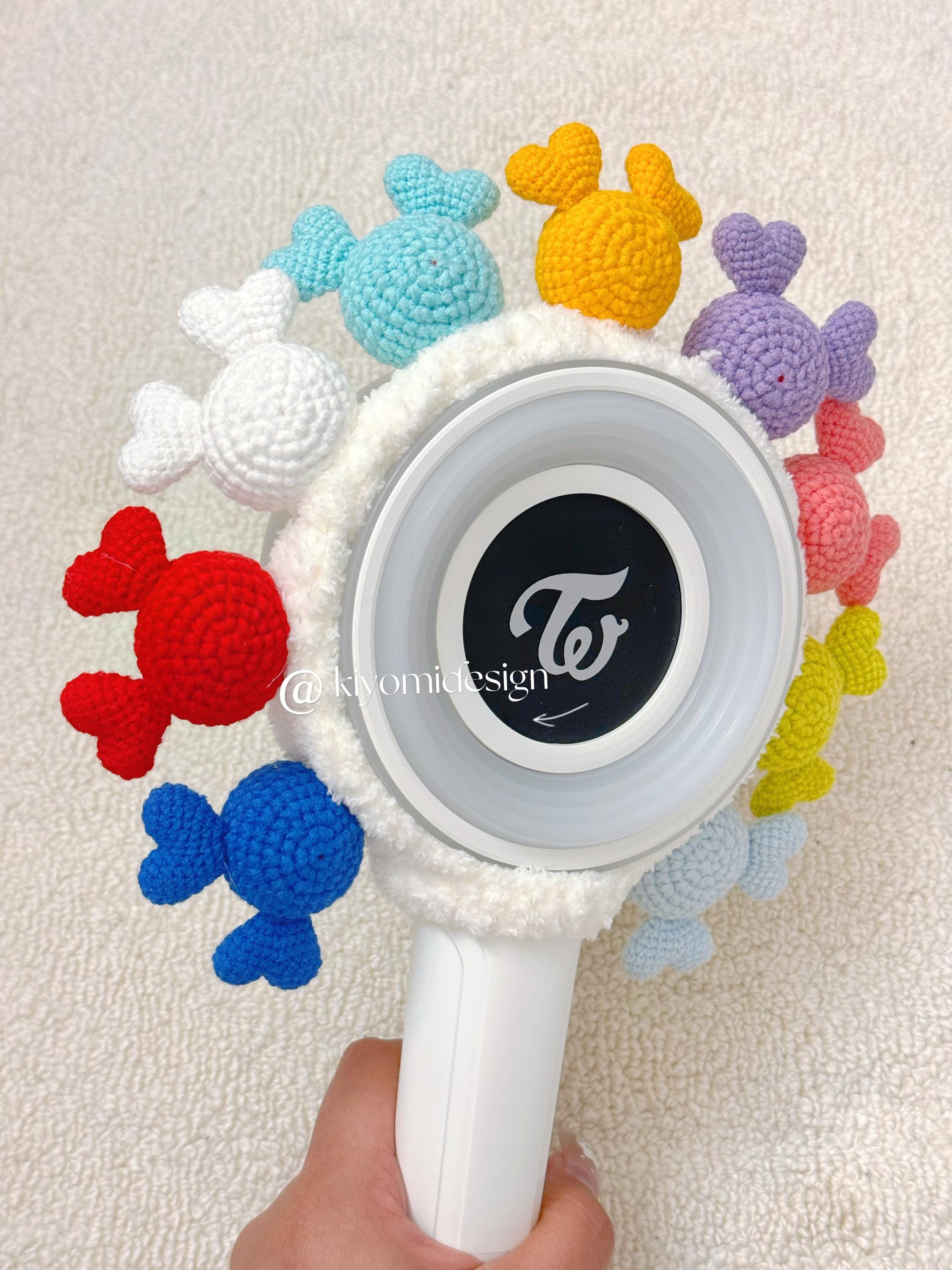 TWICE Candybong OT9 Crochet Cover | Lovely Plushie Cover Tokyo Concert ...