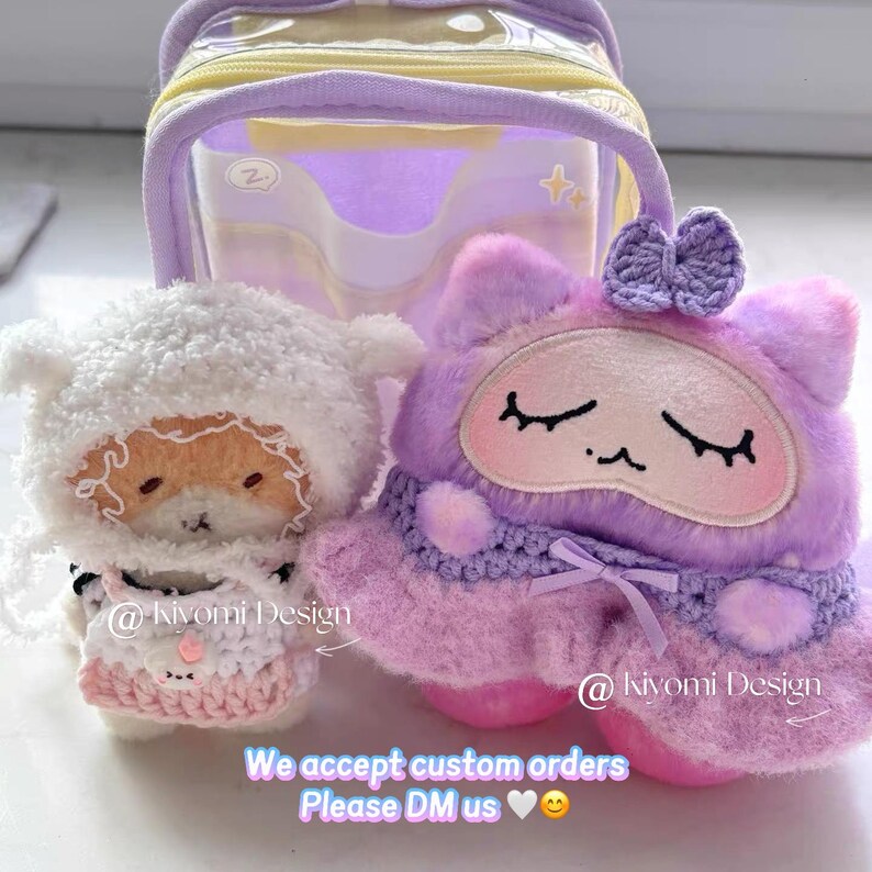 Baekhyun Kkuru Jam Plushie Crochet Clothes Outfits With Angel Wings ...