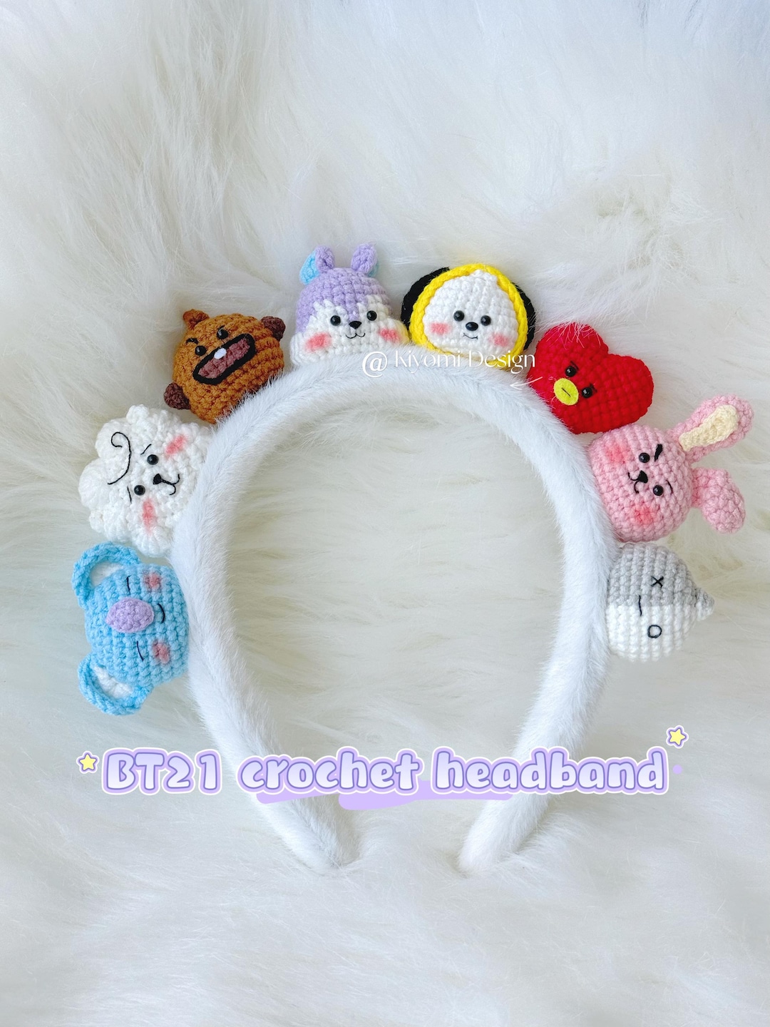 BTS Armybomb Crochet Cover & Headband Set: Concert Decor - Etsy