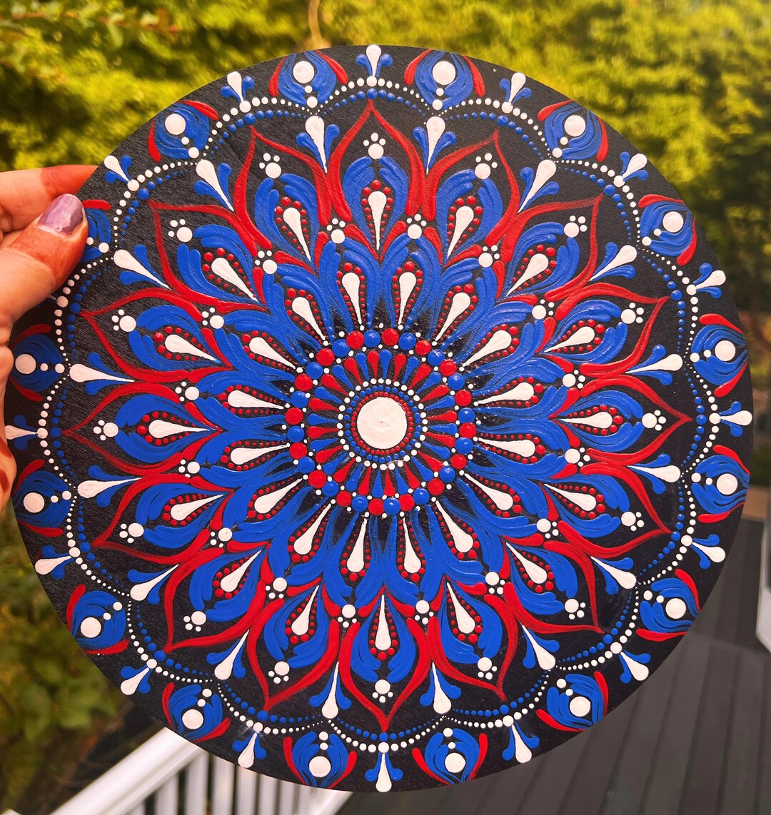 Handmade Mandala Art Wall Decor - Etsy