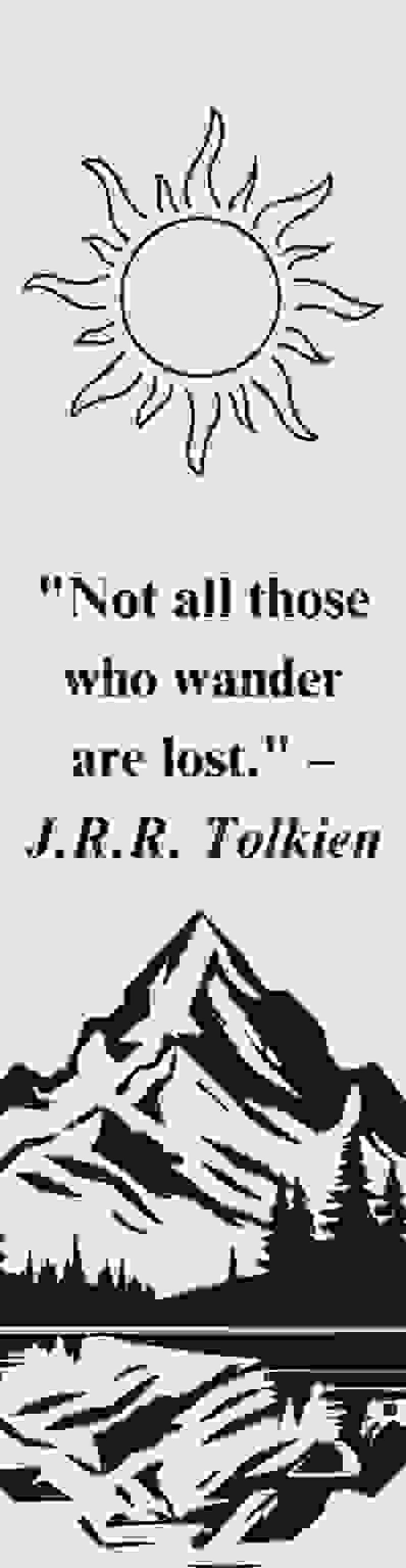 Quotes Themed Bookmarks - Set of 10 Downloadable Files for Laser ...