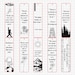 Quotes Themed Bookmarks - Set of 10 Downloadable Files for Laser ...