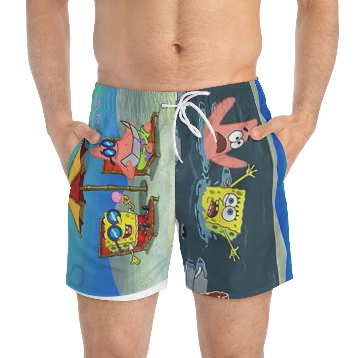 Spongebob Goo Lagoon Swimtrucks for Gooning - Etsy