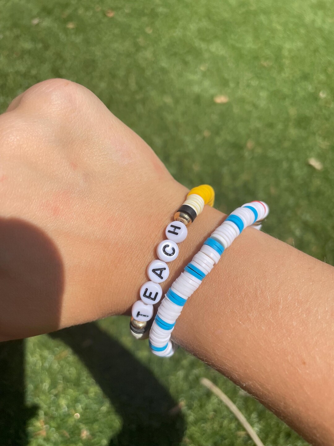 Teach Back to School Bracelet - Etsy