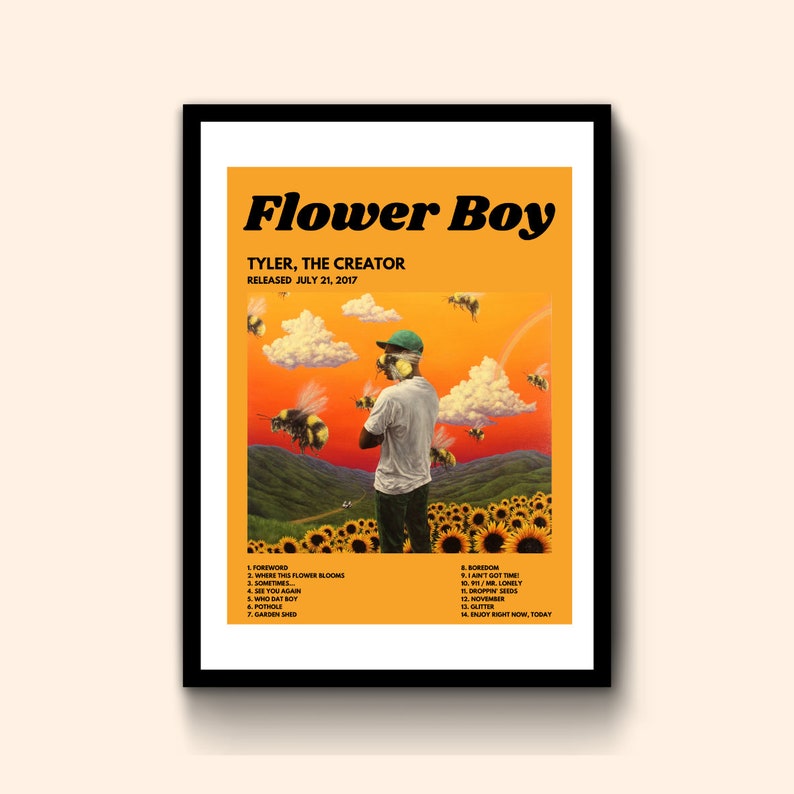 Digital Download Tyler the Creator Flower Boy Album Posters - Etsy