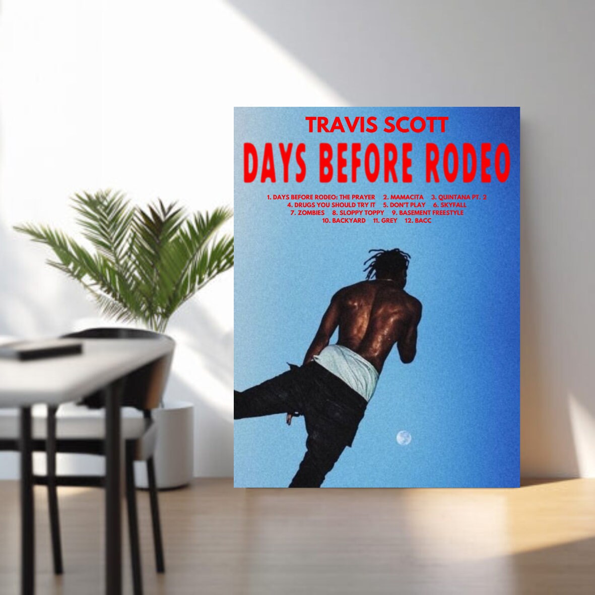 Digital Download Travis Scott Days Before Rodeo Album Poster - Etsy