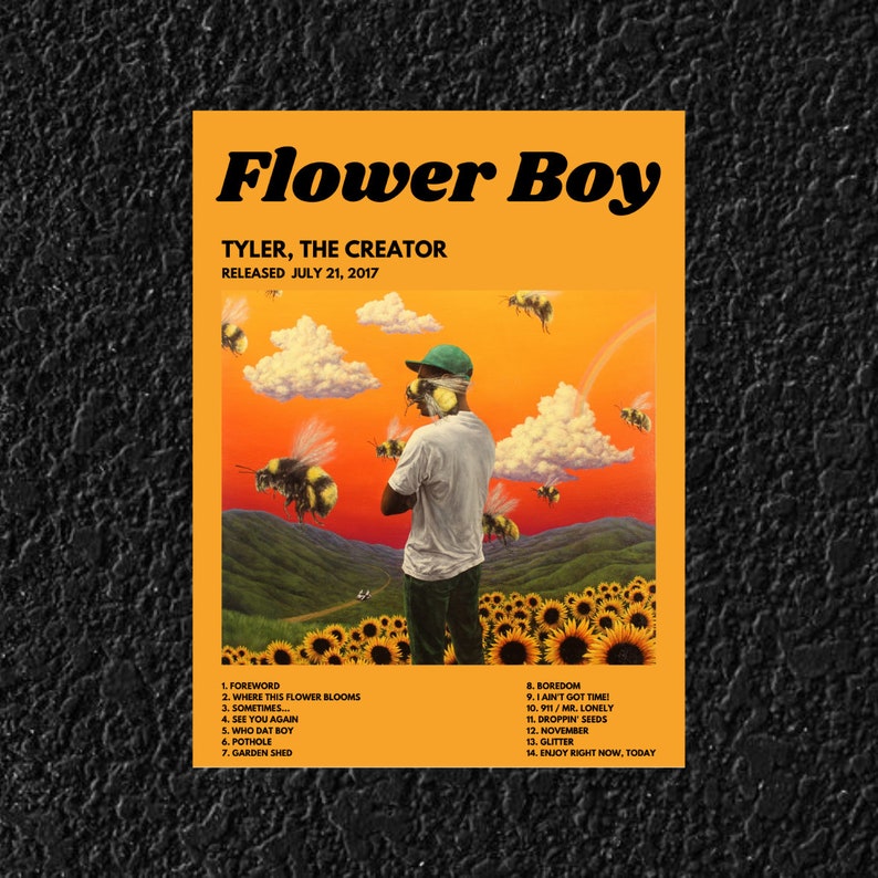 Digital Download Tyler the Creator Flower Boy, Igor, Call Me If You Get ...