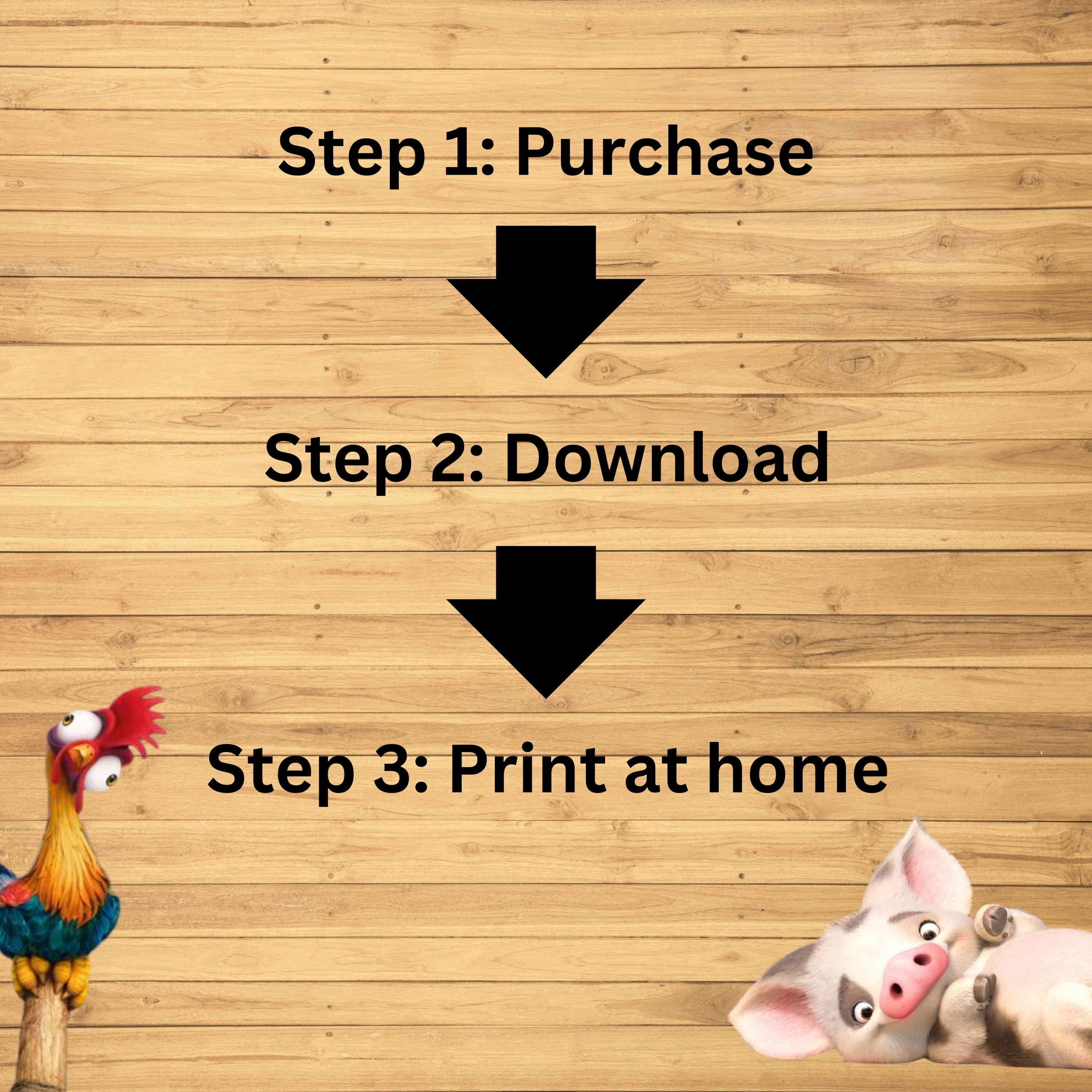 Instant Download Moana 2 Reward Training Chart Potty Sticker Chart - Etsy