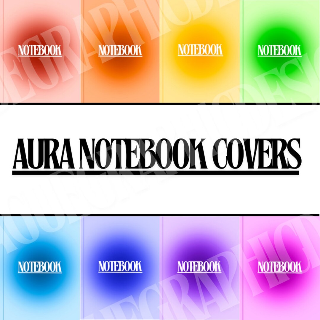 Aura Notebook Covers - Etsy