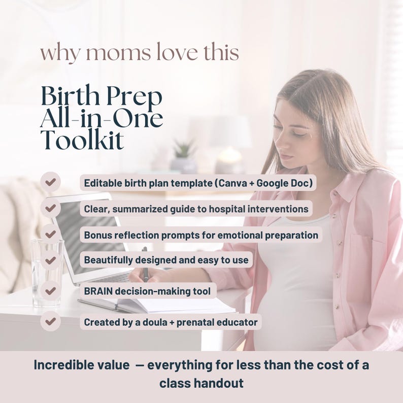 The Informed Birth Toolkit – Birth Plan Template, Hospital Intervention ...