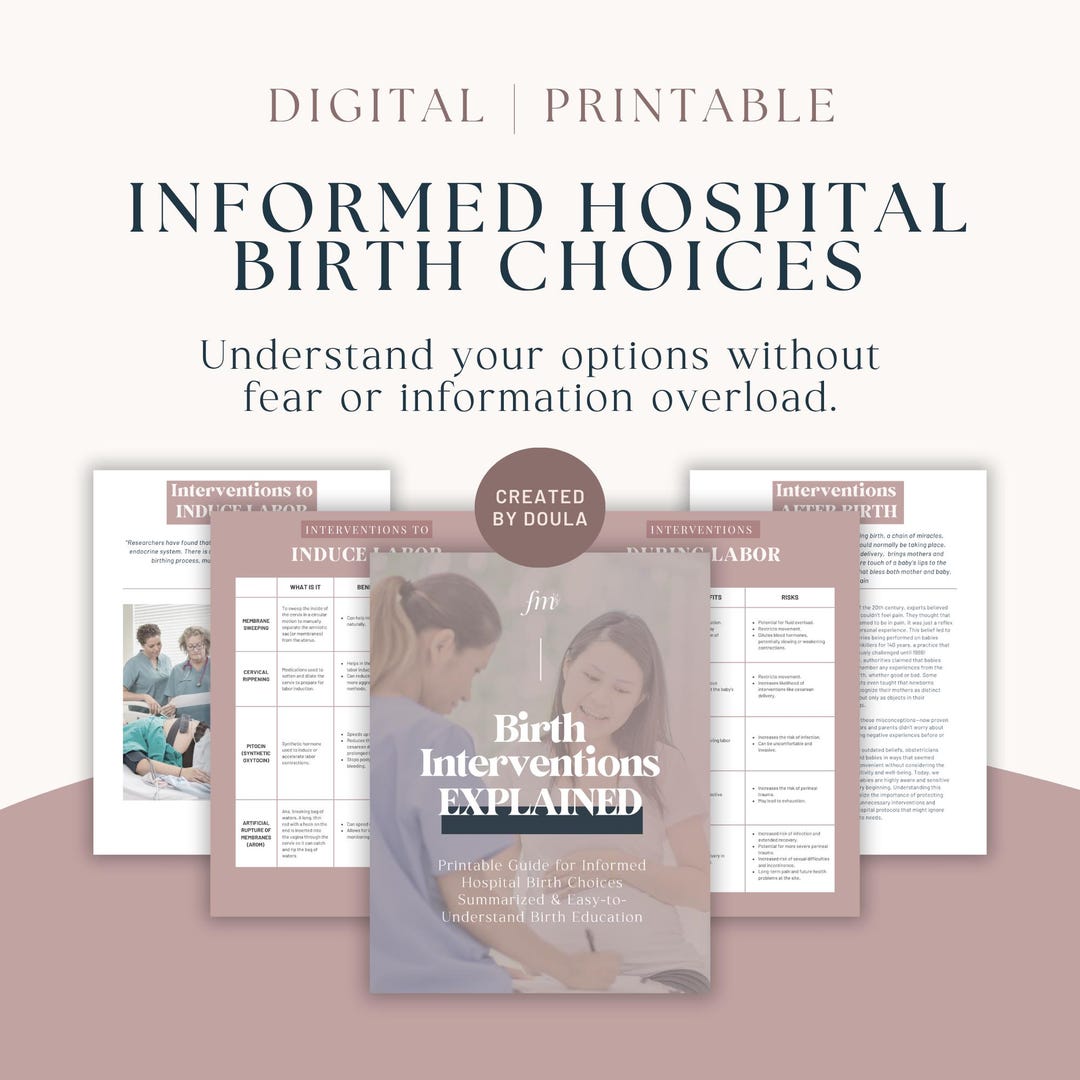 Hospital Birth Interventions Guide – Informed Pregnancy Choices ...