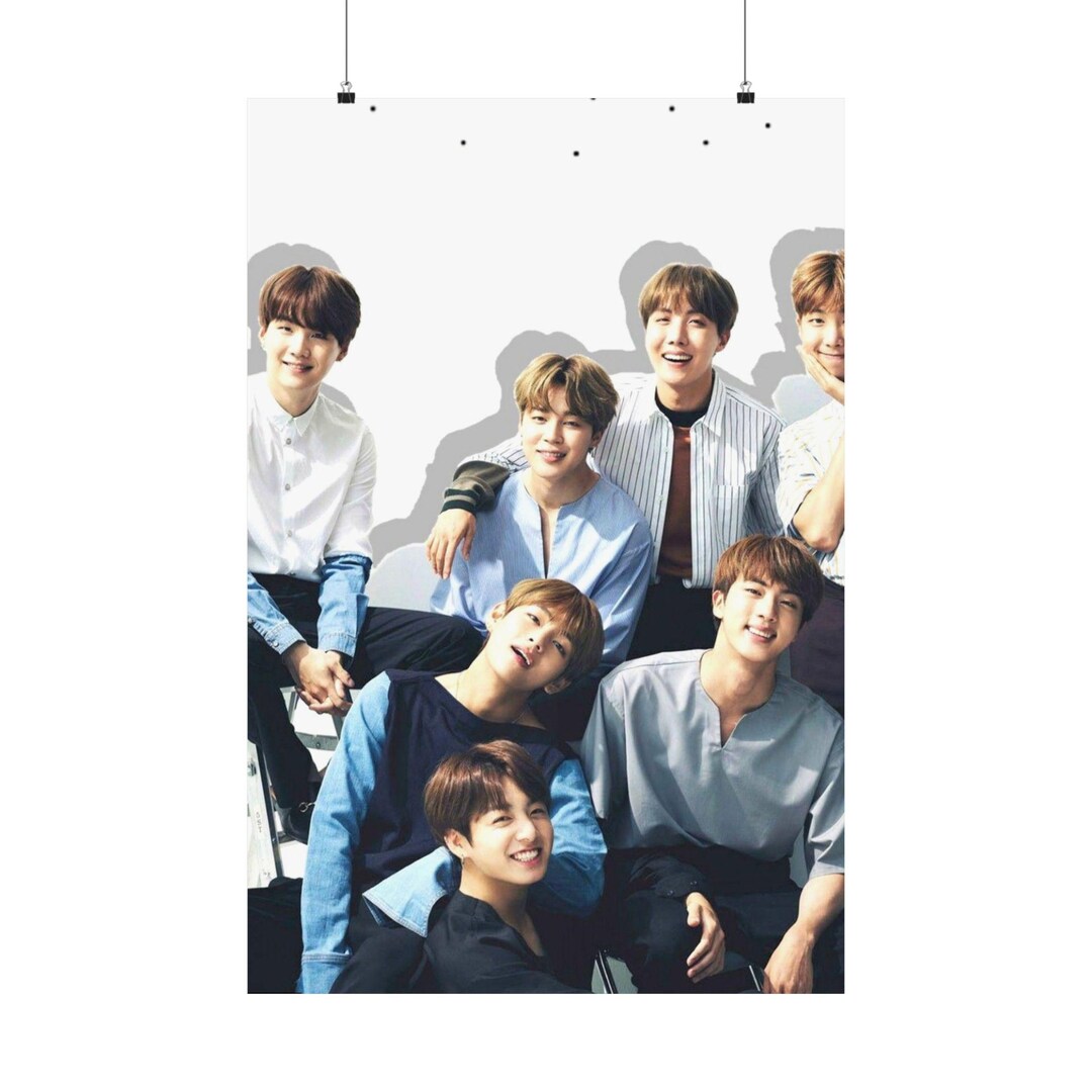 BTS Vertical matte Poster - Etsy