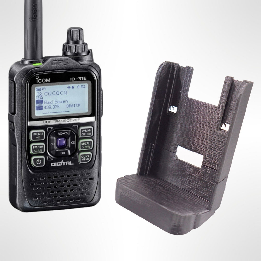 Desk Stand Holder Display for ICOM ID31 & ID51 Ham Radio Transceivers ...