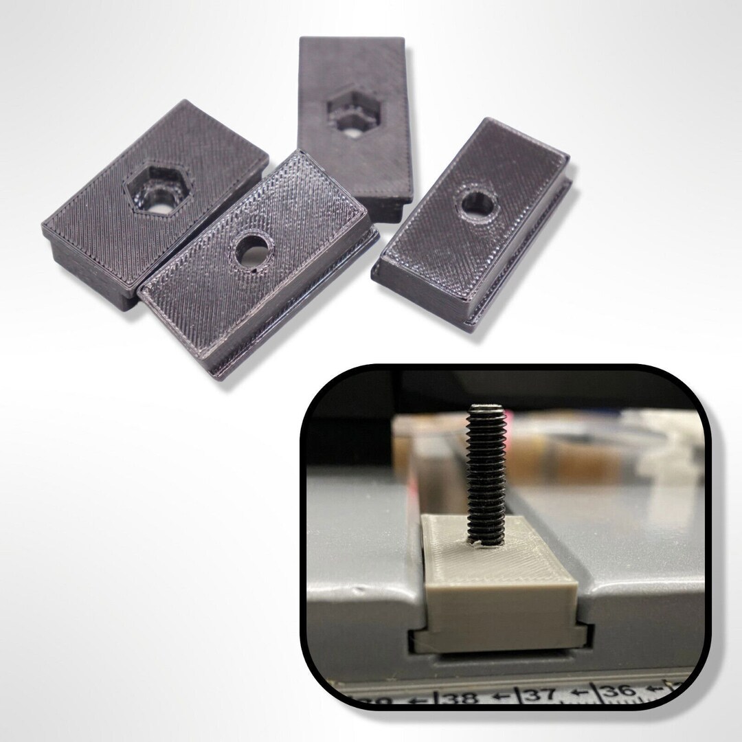 T-profile Sliding Block Glider Sled Rail Insert for Bosch GTS 635-216 * ...