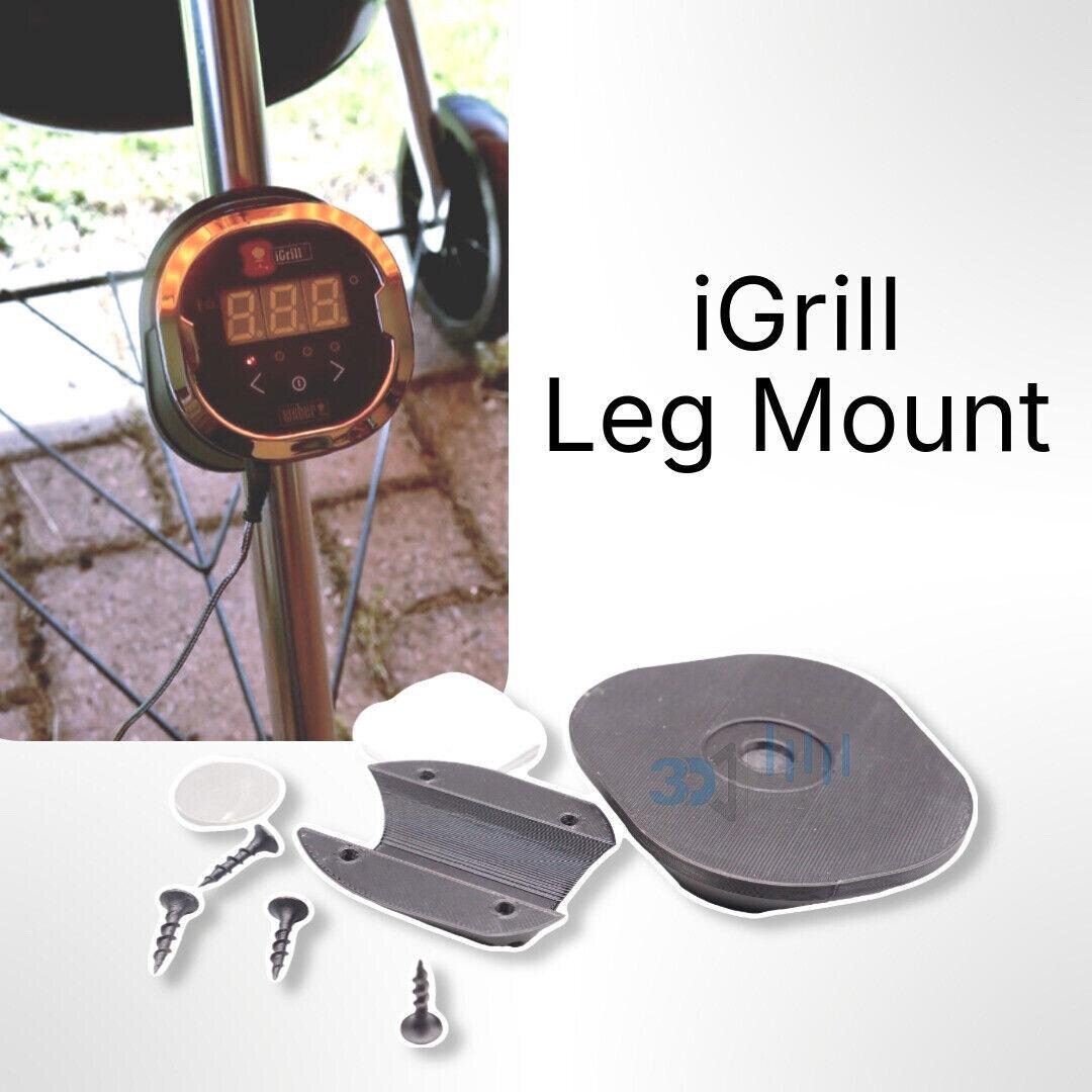 Custom Grill Leg Mount for Weber Igrill & Igrill 2 Bluetooth ...