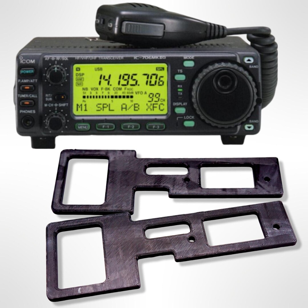 Custom Side Rail Protector Handles for Icom Ic706mk2g HF/VHF/UHF ...