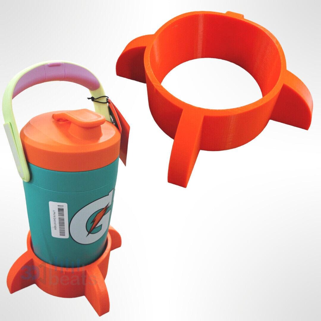 Custom Anti-tip Base Stand for Gatorade GX LARGE 64oz Bottles *orange ...