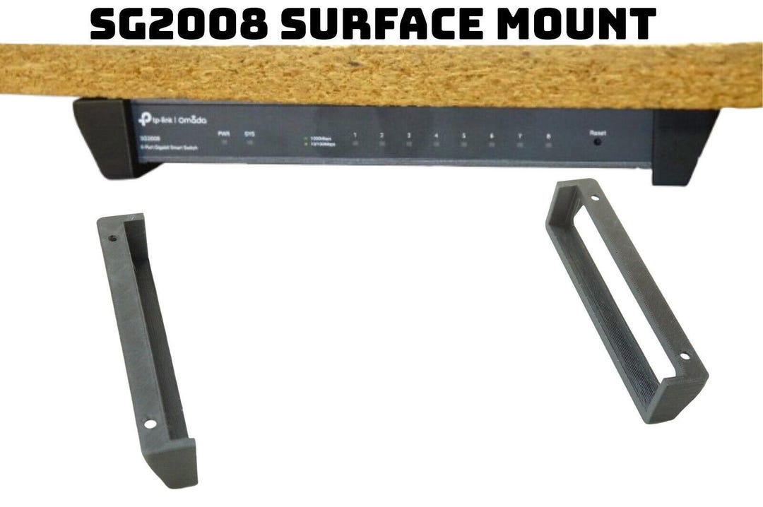 Wall Mount Under Desk Bracket for Tp-link Omada SG2008 8-port Switch - Etsy