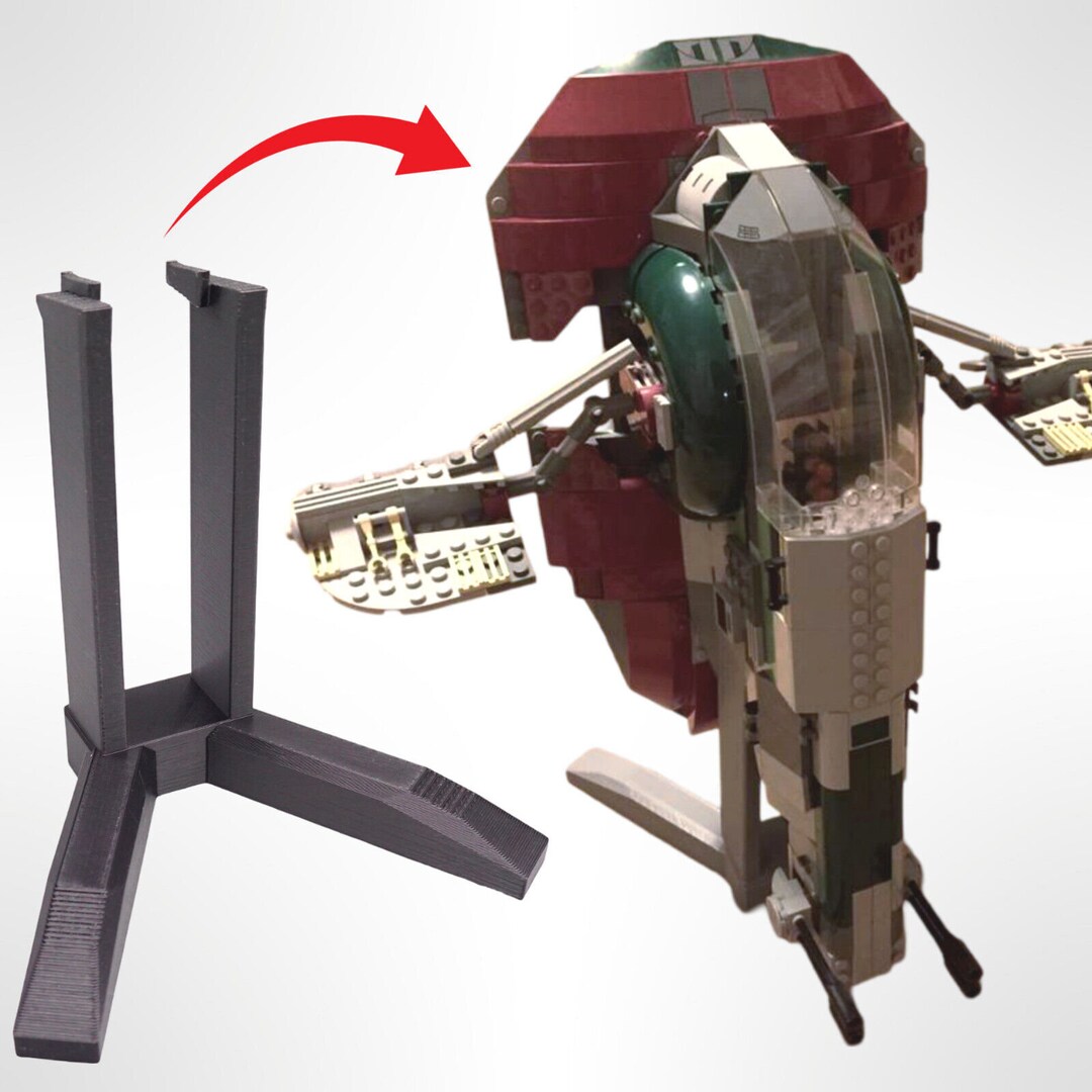 Vertical Angle Mount Display Stand Holder for Lego Star Wars Slave 1 ...