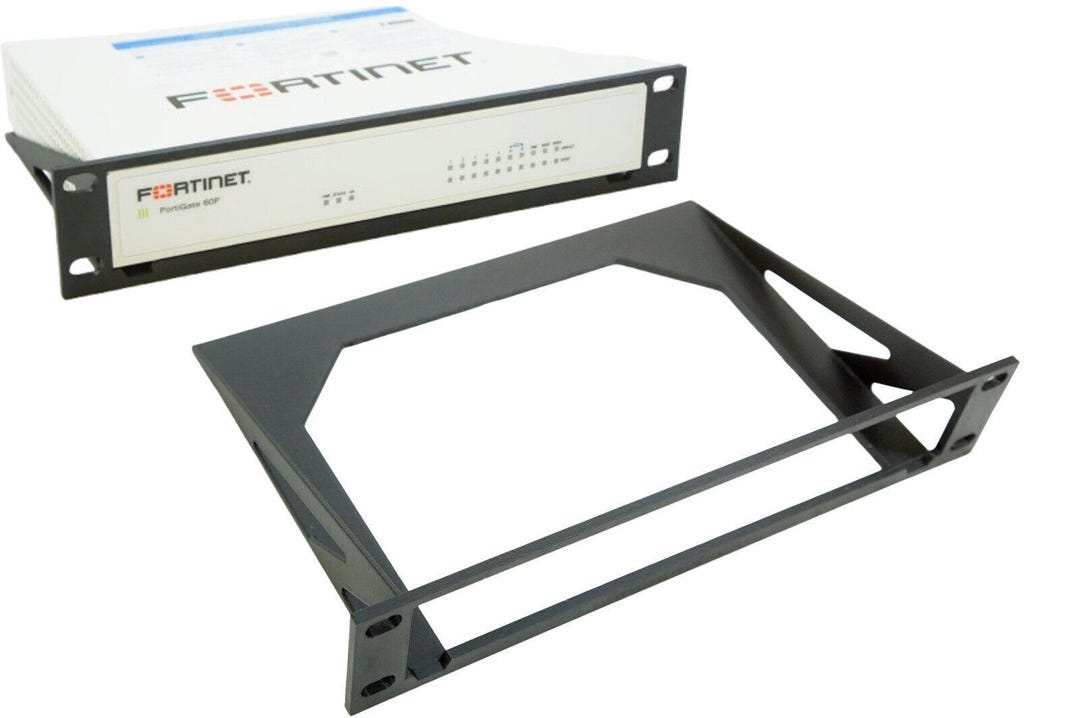 10" Rack Mount for Fortinet Fortigate 60F/60E/61E/F Network Firewall ...
