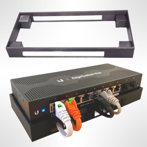 Elevated Cord Management Riser for Edgeswitch 10X 10-port Network ...
