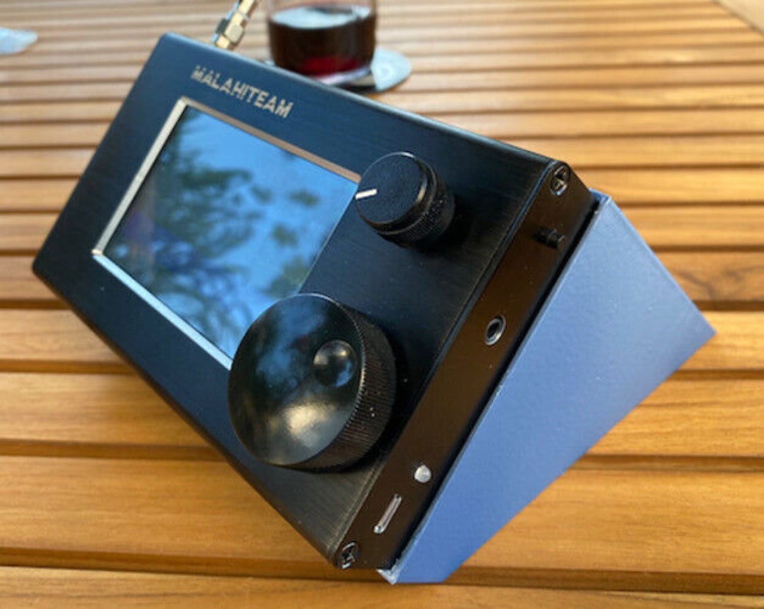 Custom Angled Desk Stand for Malahit SDR DSP2 / DSP1 (custom Front Knob ...