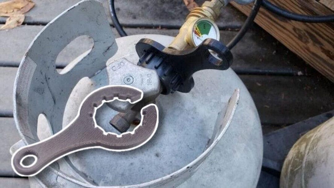 Custom Nut Wrench for Propane Regulator Hoses (1.8" 12 Lobe) US Style ...