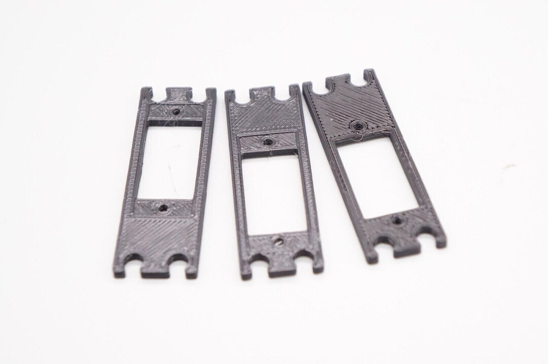 Custom Standard to Micro Servo Adapter Plate Fits SG90 MG996R Servos *3 ...
