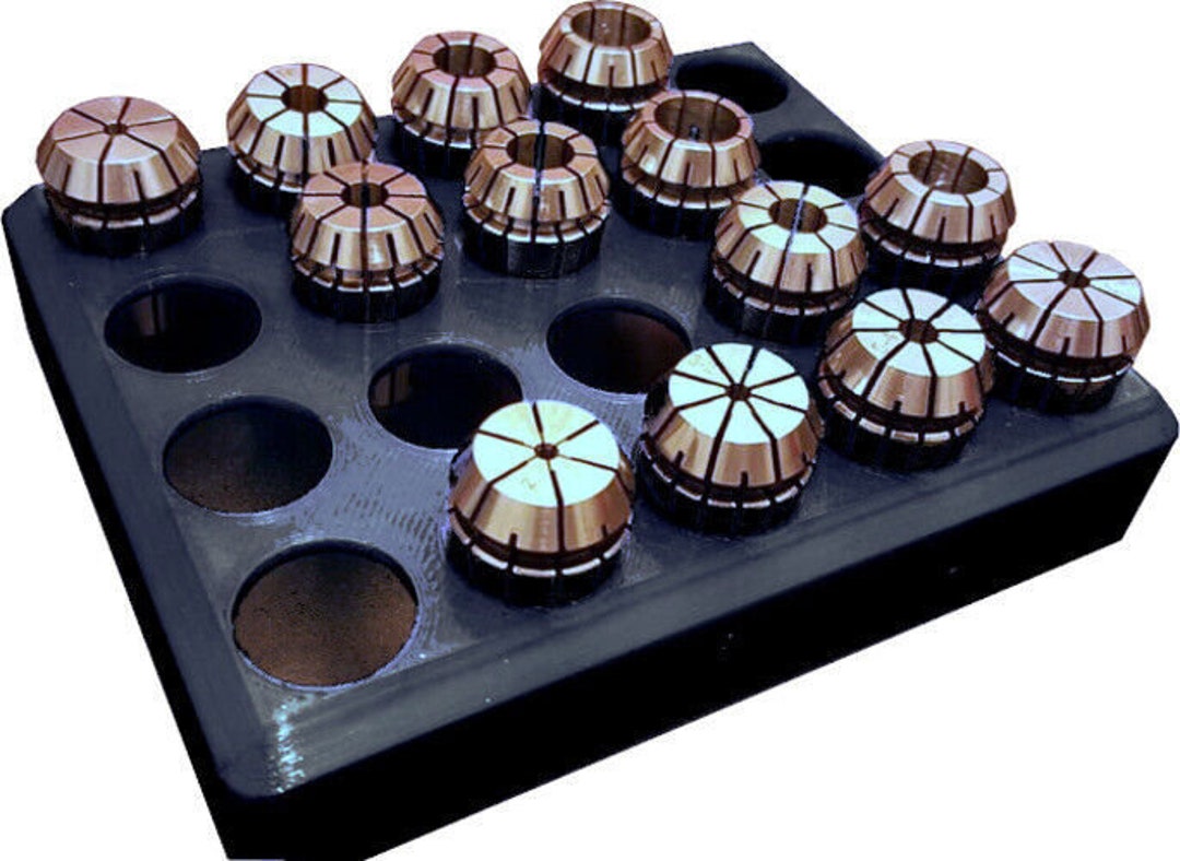 Storage Organizer Rack Tray for ER20 Collet CNC Milling Chuck Holder ...