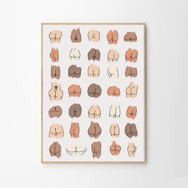 Butt Line Art - Etsy