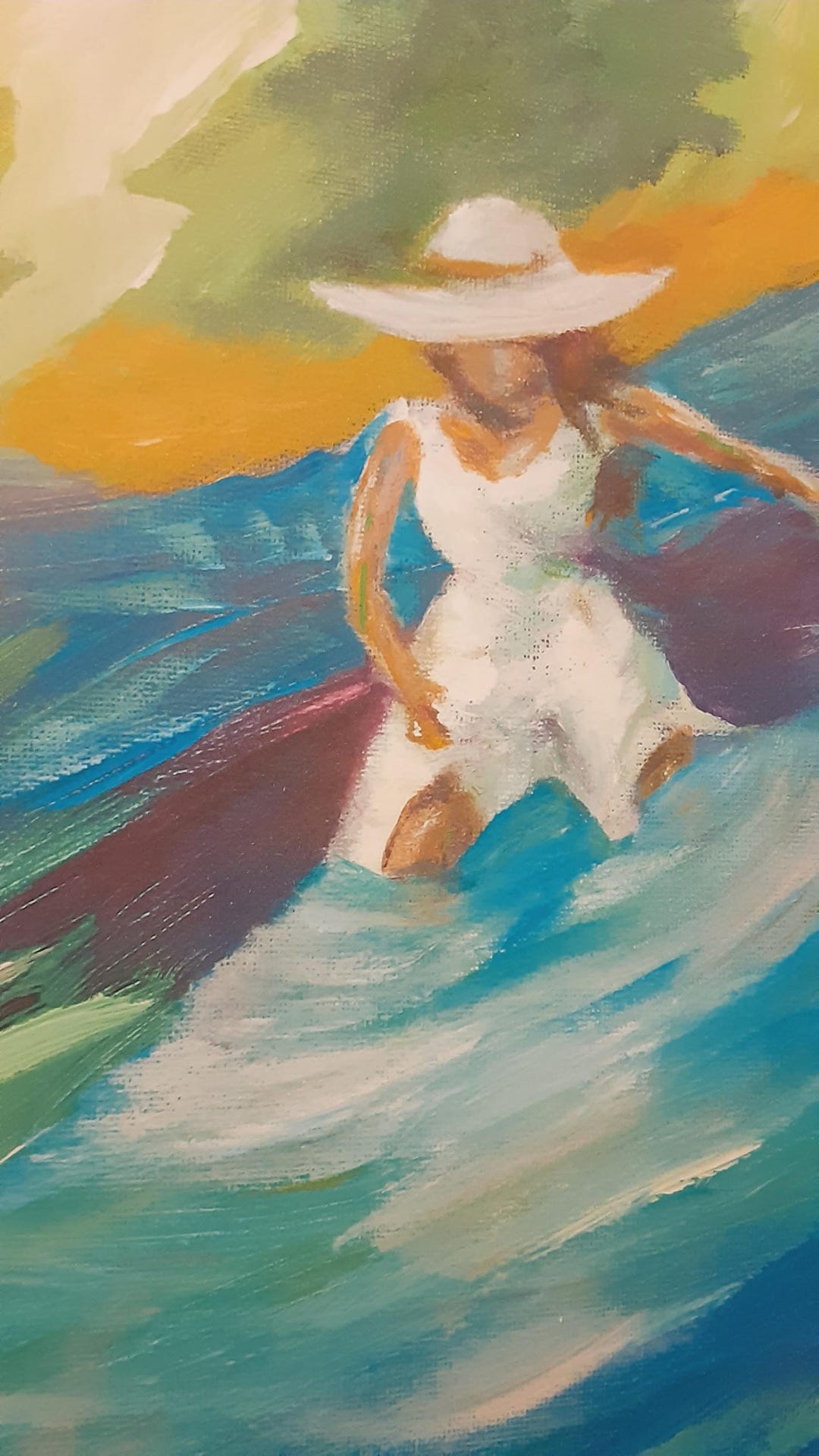 Trouble the Water 2008 Nicole Seitz Watercolor Print - Southern Fiction Authors - Etsy