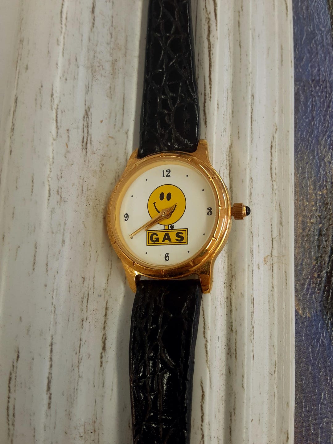 Smiley Face Gas Station Images of California Wristwatch Genuine Leather ...