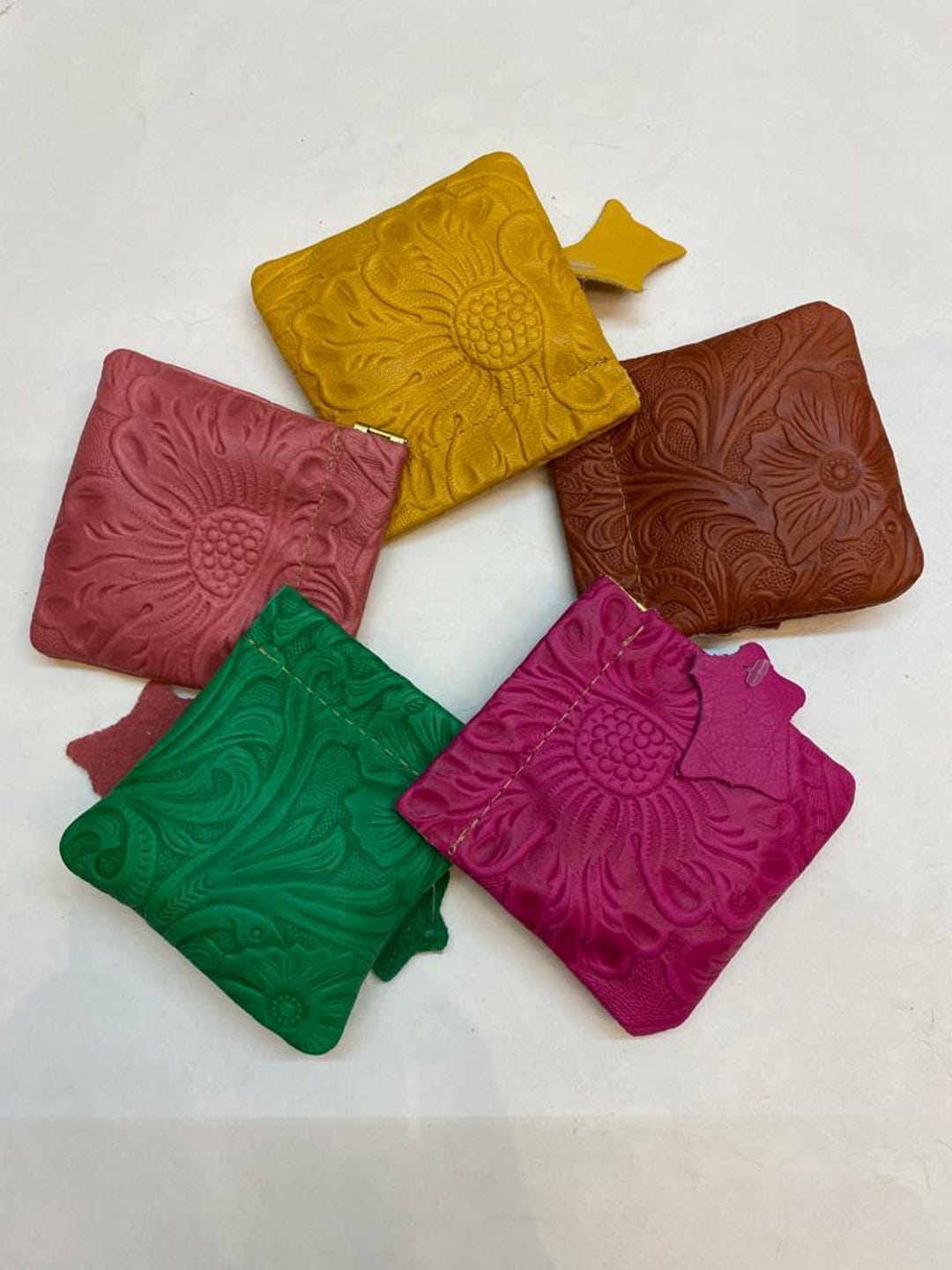 Genuine Leather Mexican Coin Purse - Etsy