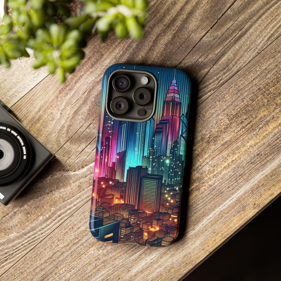Cyberpunk Skyline Tough Cases - Etsy