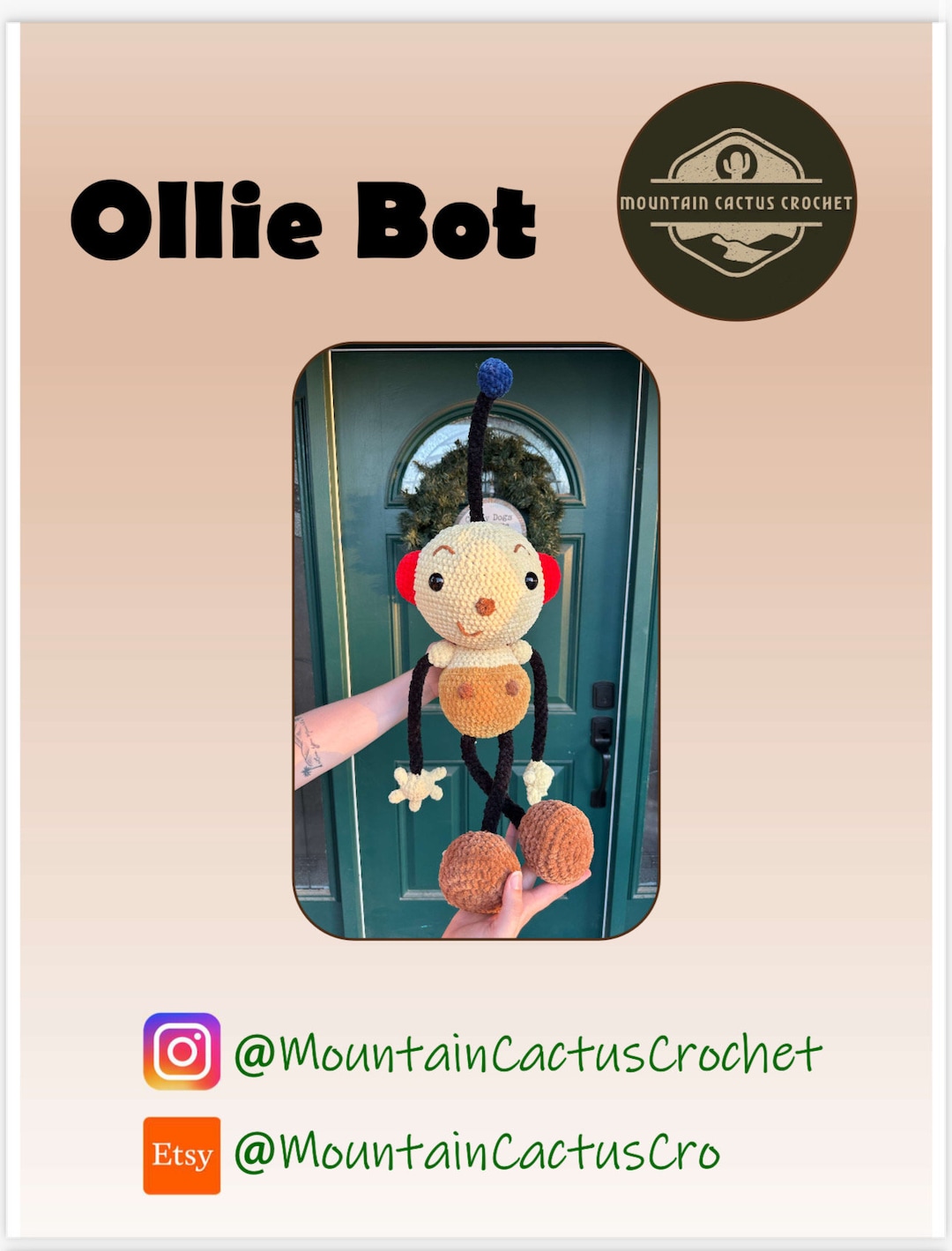 Ollie Bot PATTERN - Etsy