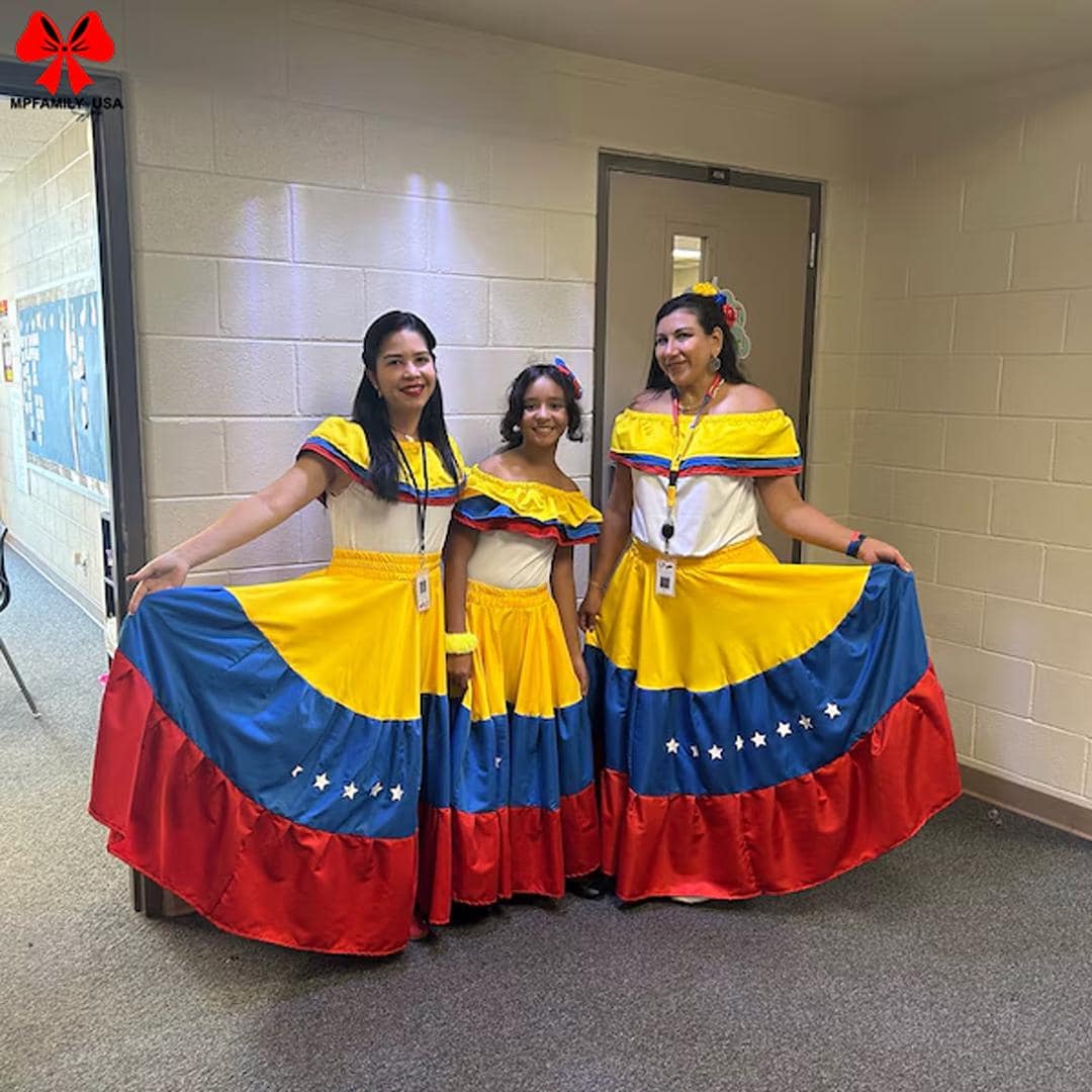 Venezuelan Dress, Classic Venezuelan Dress From 12 Month to XXL Adults ...