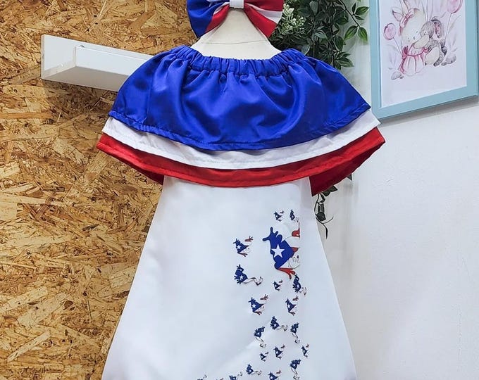 Traditional Puerto Rico Bomba Y Plena Dress - Etsy