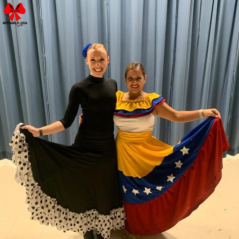 Venezuelan Dress, Classic Venezuelan Dress From 12 Month to XXL Adults ...