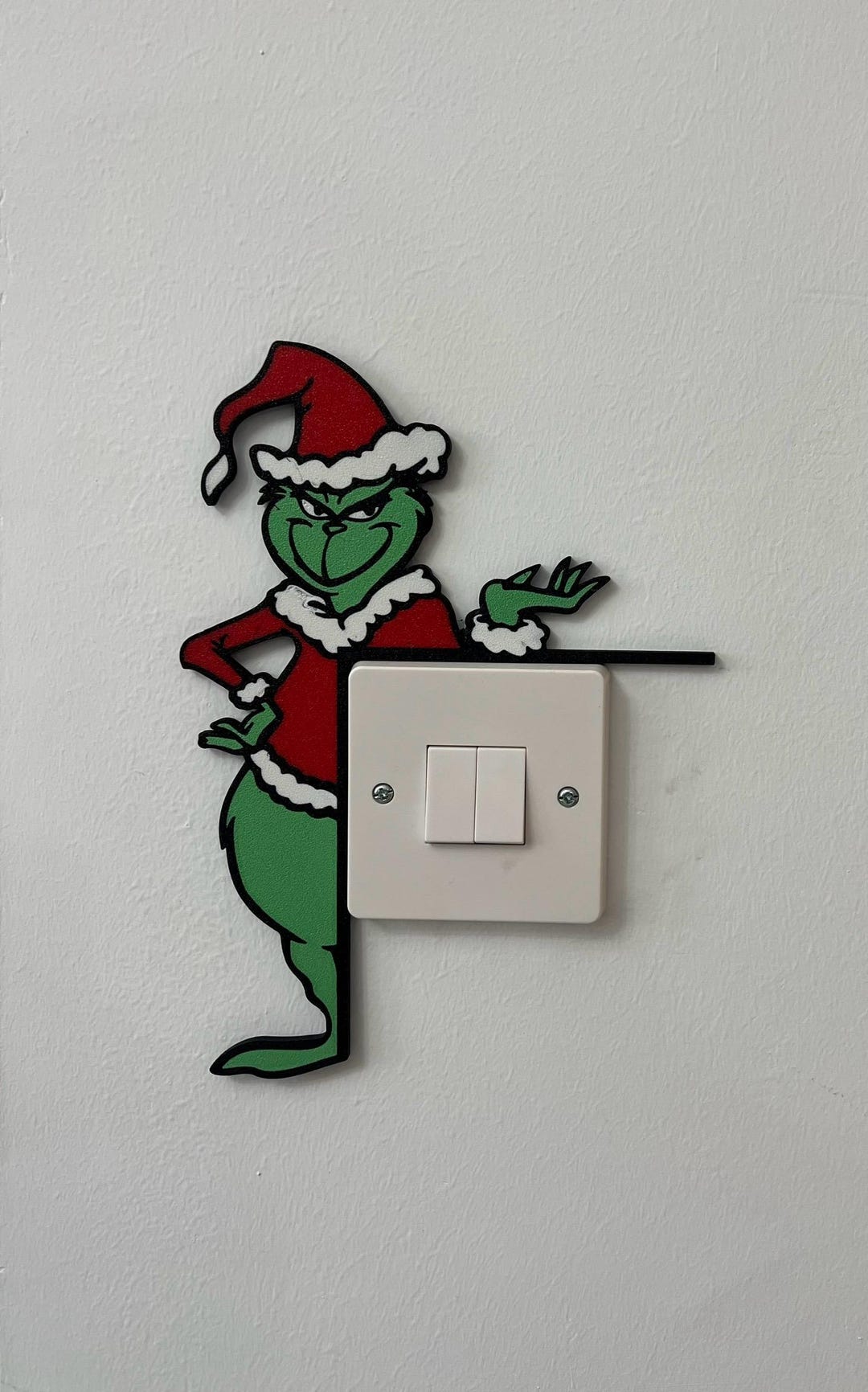 3D Printed Corner Door Decoration Light Switch Decoration Christmas ...