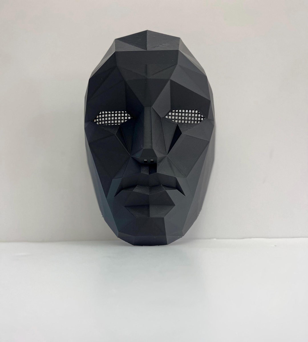 Buy 3D Printed Front Man Mask Villain Cosplay Mask & Home Decor Online ...