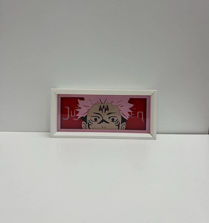 3D Printed Ryomen Sukuna Light Box | Anime | Gift | Decor | Sukuna | - Etsy