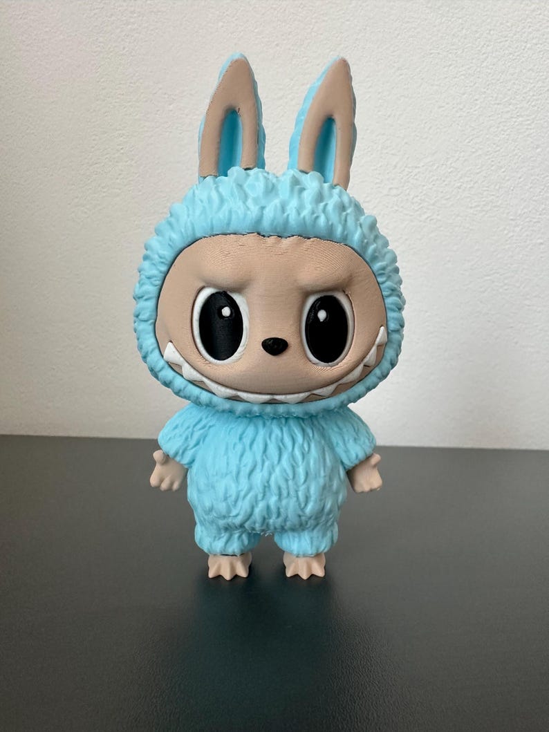 Labubu Monster Figure | 3D Printed Collectible Toy - Etsy